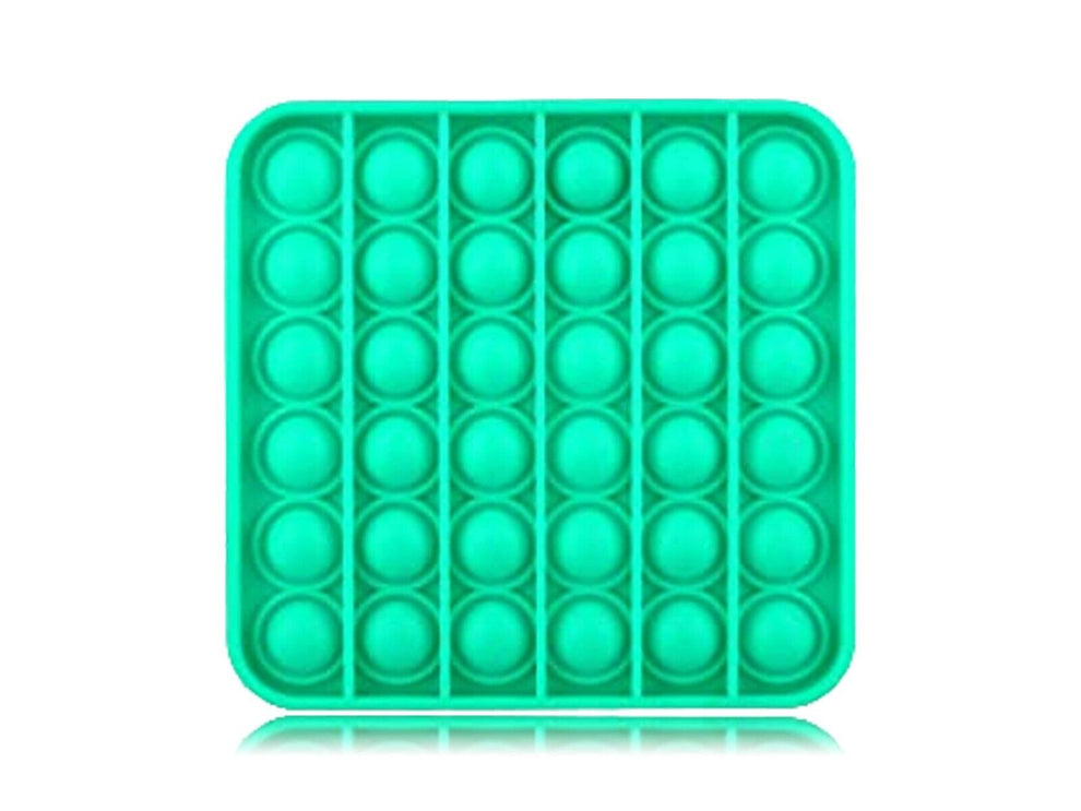 Bubble Pop Up Push Button Fidget Sensory Toy ~ Green Square, Calming ...